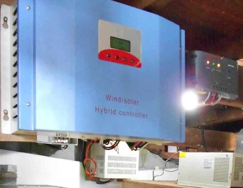 2.6kWp Stand Alone Off Grid PV Solar And 1Kw Wind Hybrid system with 1 ...